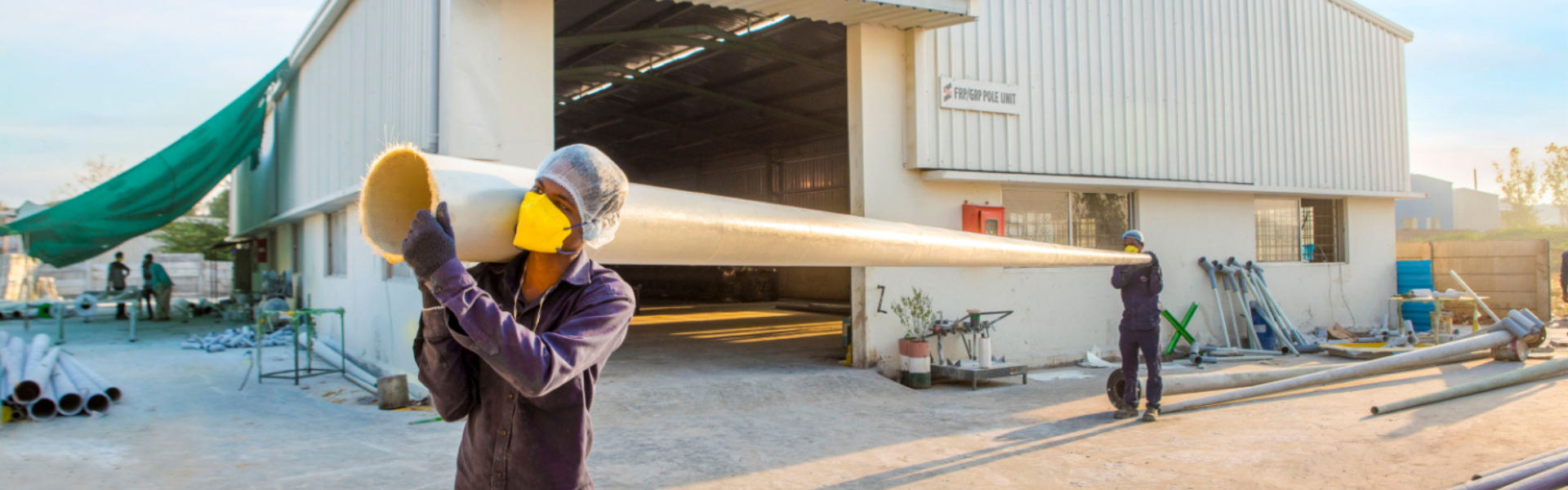 FRP / GRP Poles | Lightweight Corrosion-Resistant Poles